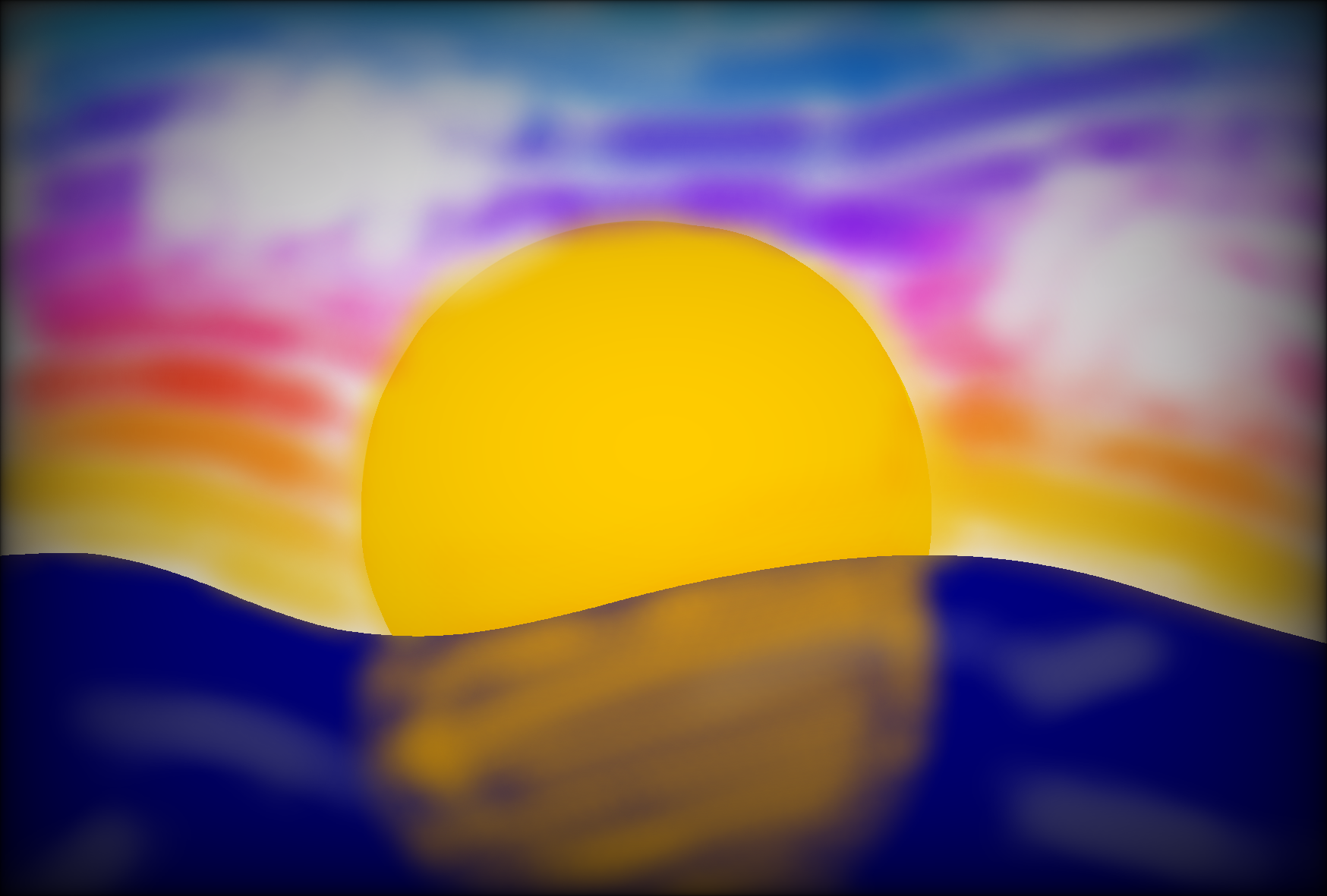 Airbrushed Sunset - ibisPaint