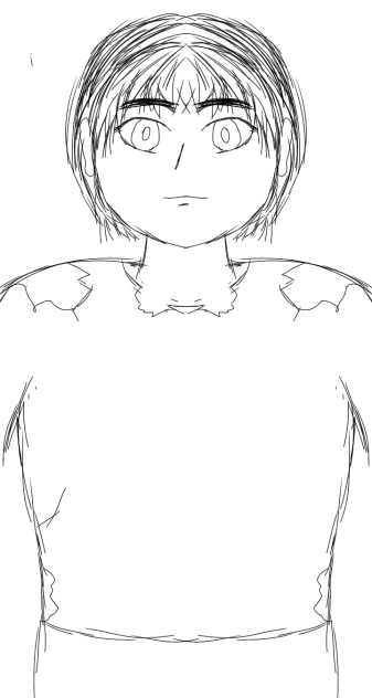 boceto #1 personaje - ibisPaint