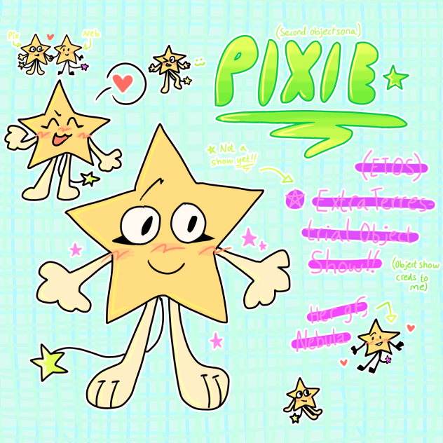 Pixie ref sheet - ibisPaint