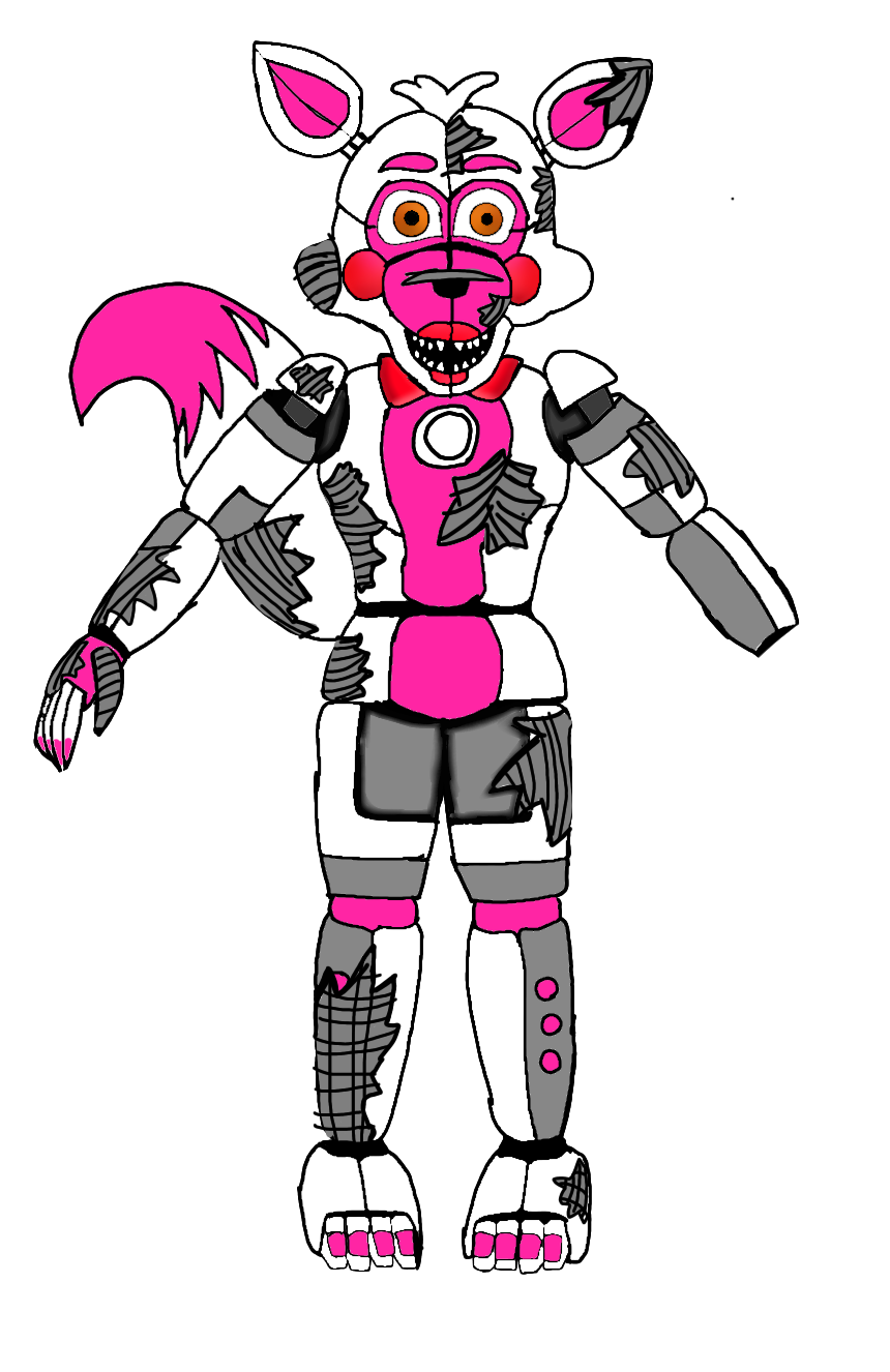 Withered Funtime foxy - ibisPaint