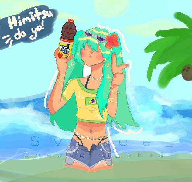 Brazilian Miku (Himitsu Da Yo) 🇧🇷👧 - ibisPaint