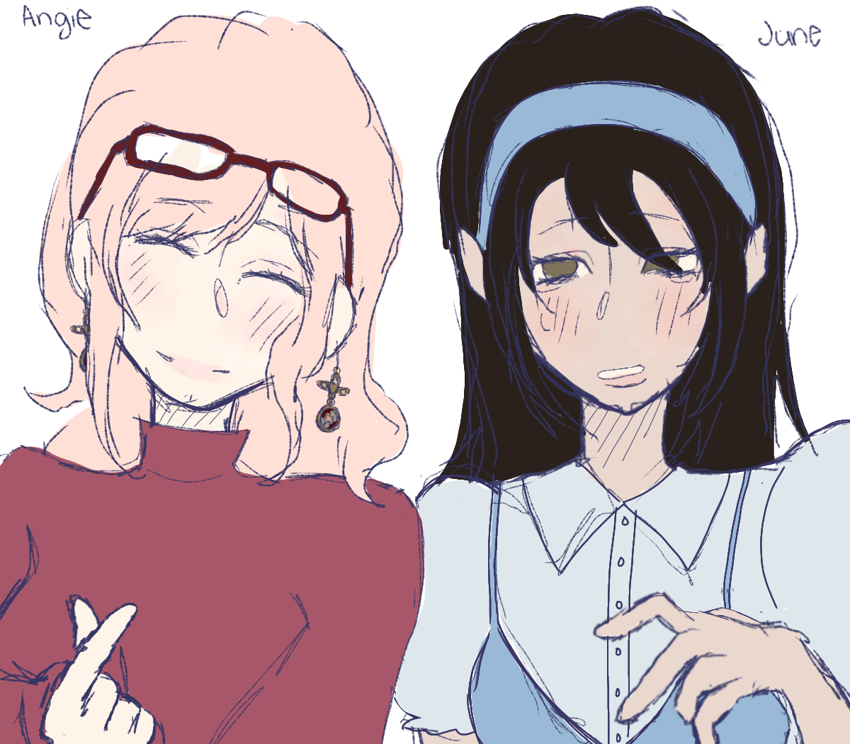 Angie and June 😄 - ibisPaint