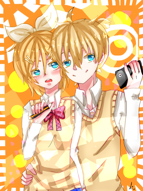 rin len kagamine - ibisPaint