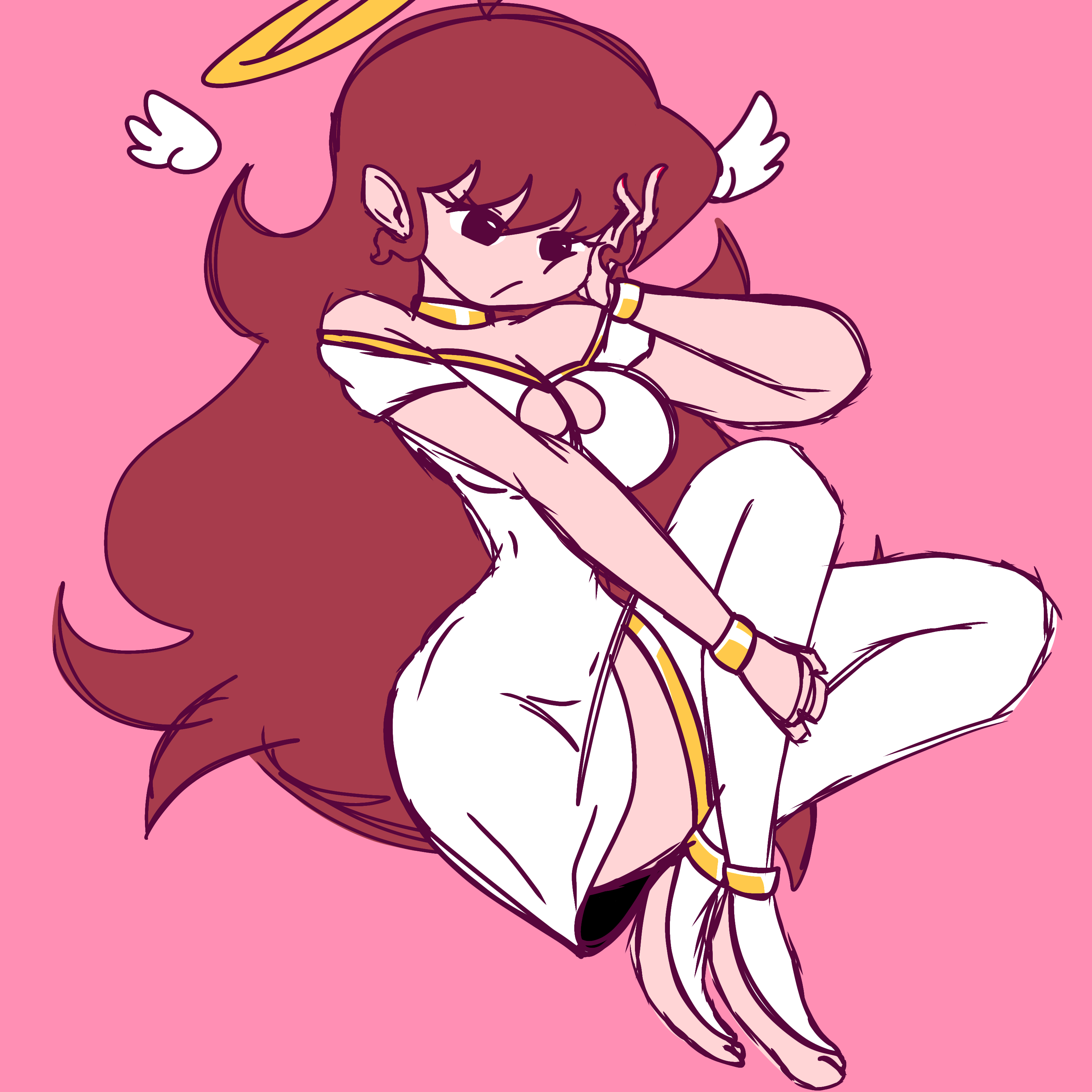 Angle girlfriend - ibisPaint