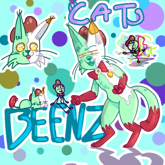 Beenz as a cat - ibisPaint