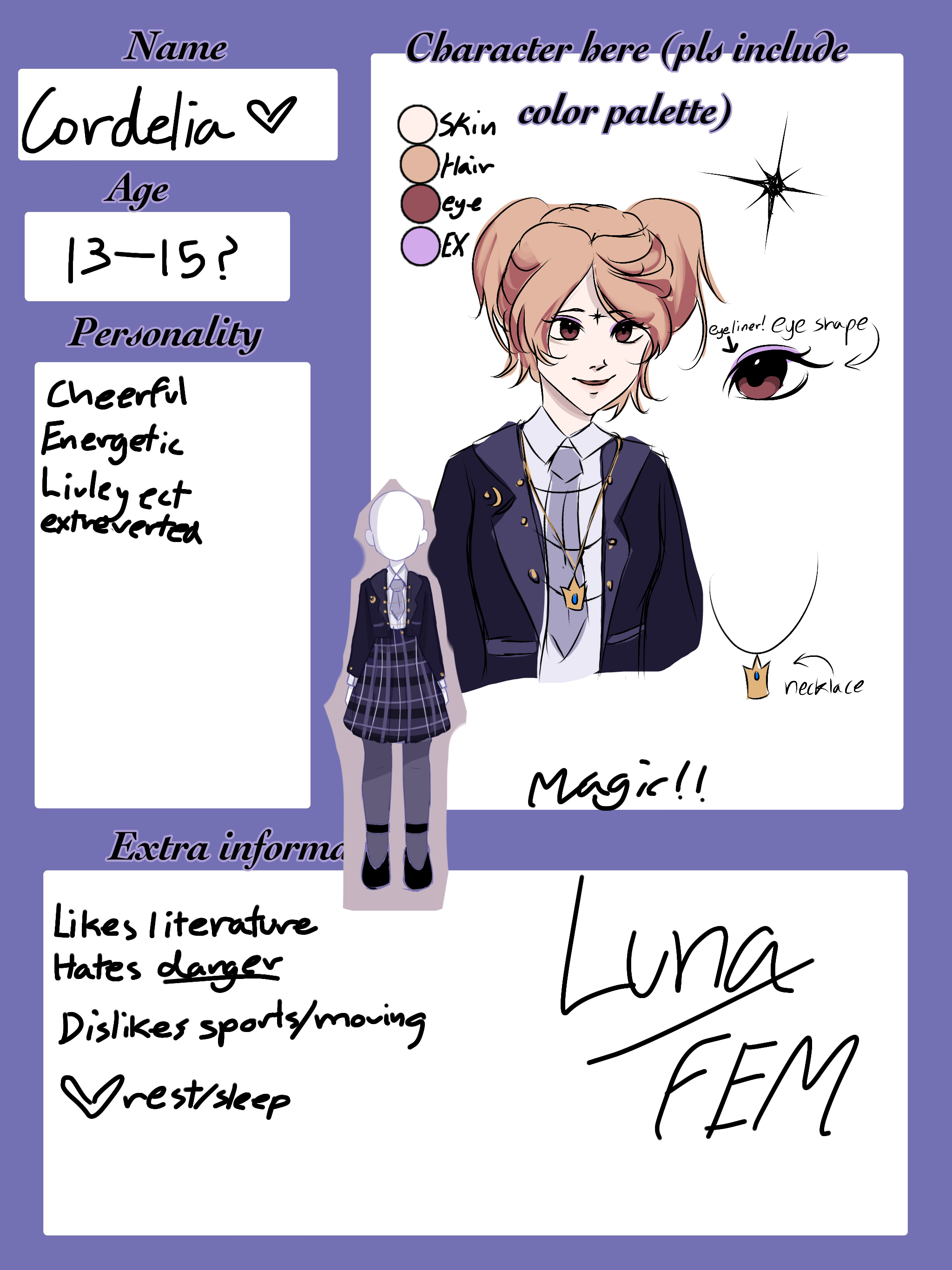 SUN AND MOON OC entry - ibisPaint