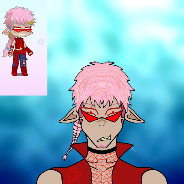 Technoblade, 'Accelerate' AU - ibisPaint