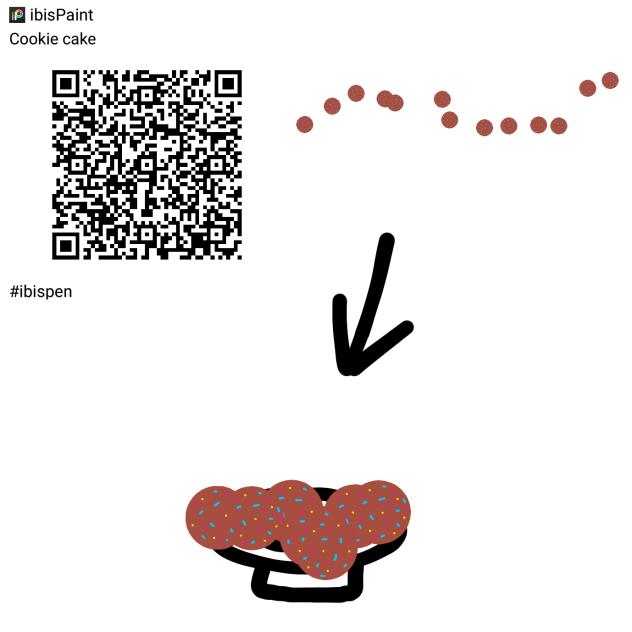 ★Cookie cake QR code★ - ibisPaint