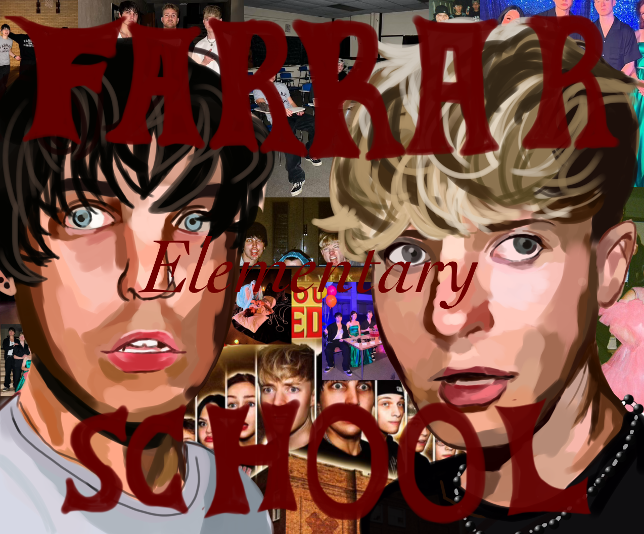 Sam and Colby Farrar elementary school - ibisPaint
