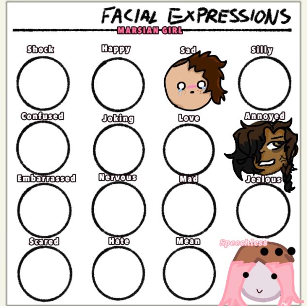 Facial Expressions collab - ibisPaint