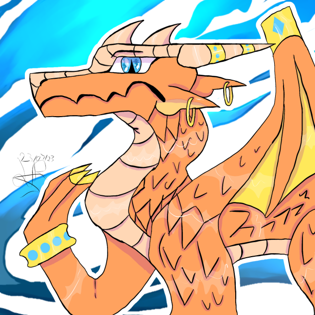Random dragon idk - ibisPaint