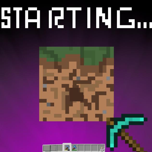 Minecraft live stream starting screen 2 - ibisPaint