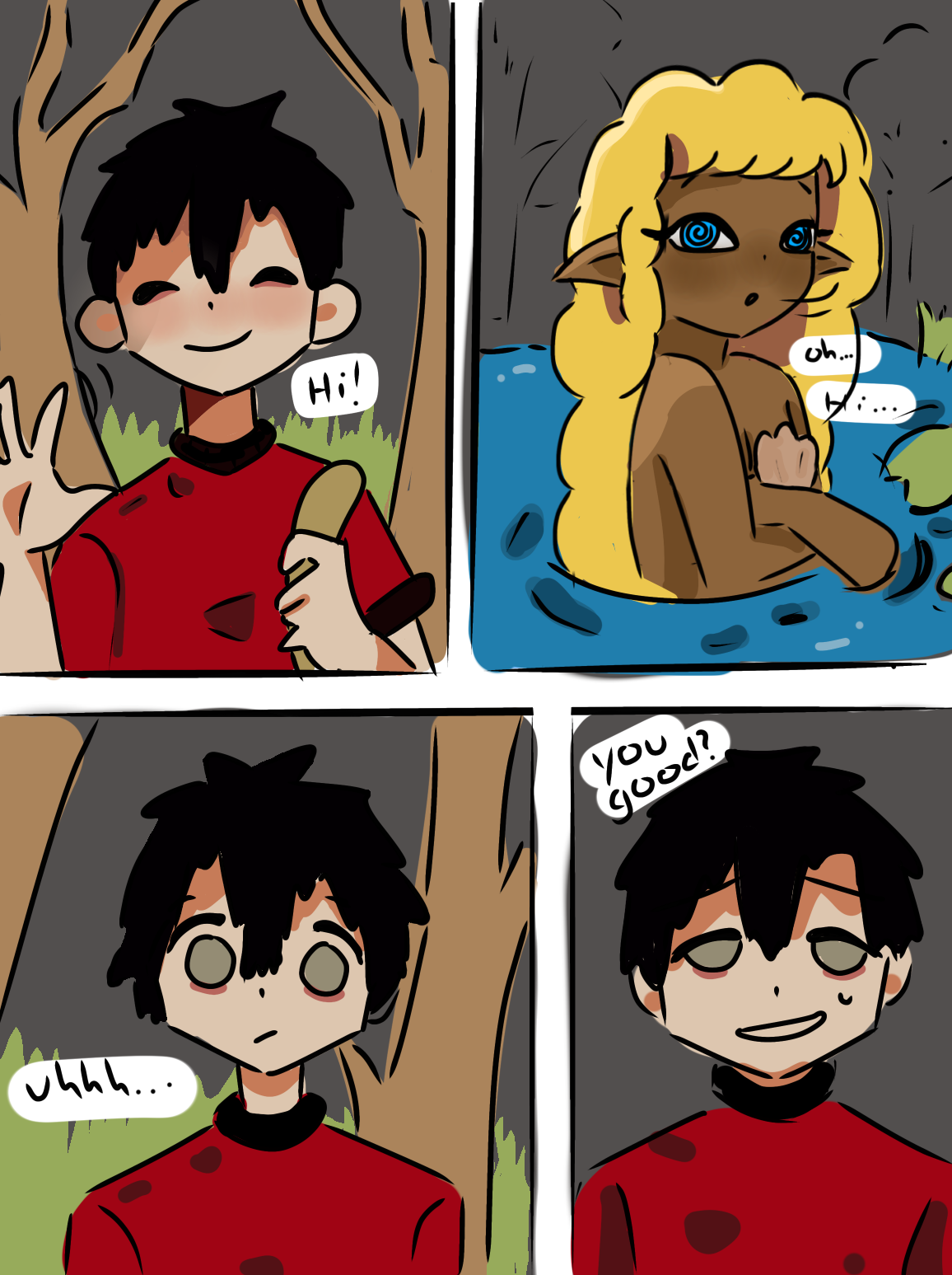 Random comic strip - ibisPaint