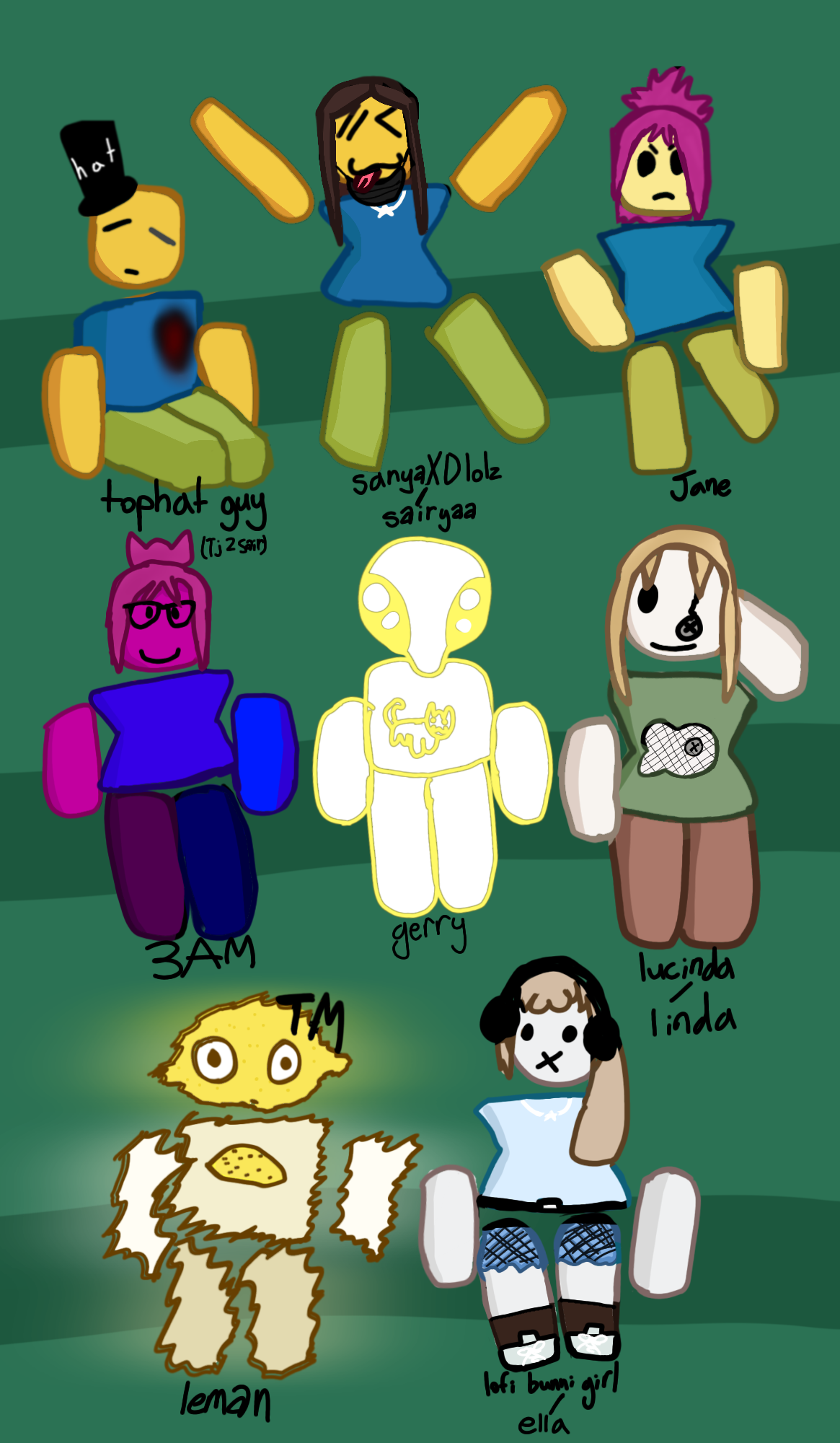 mi liddle caracter sheet - ibisPaint