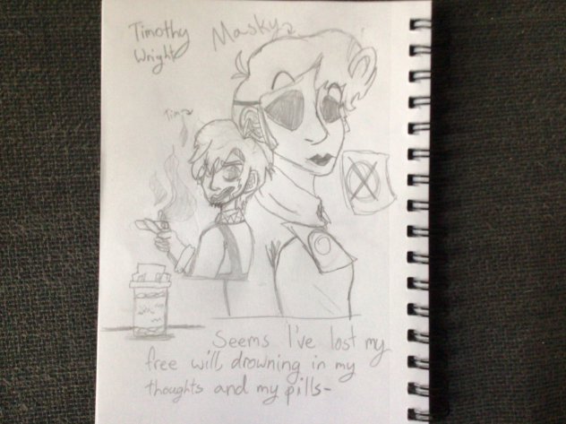 Tim (and Masky) - ibisPaint