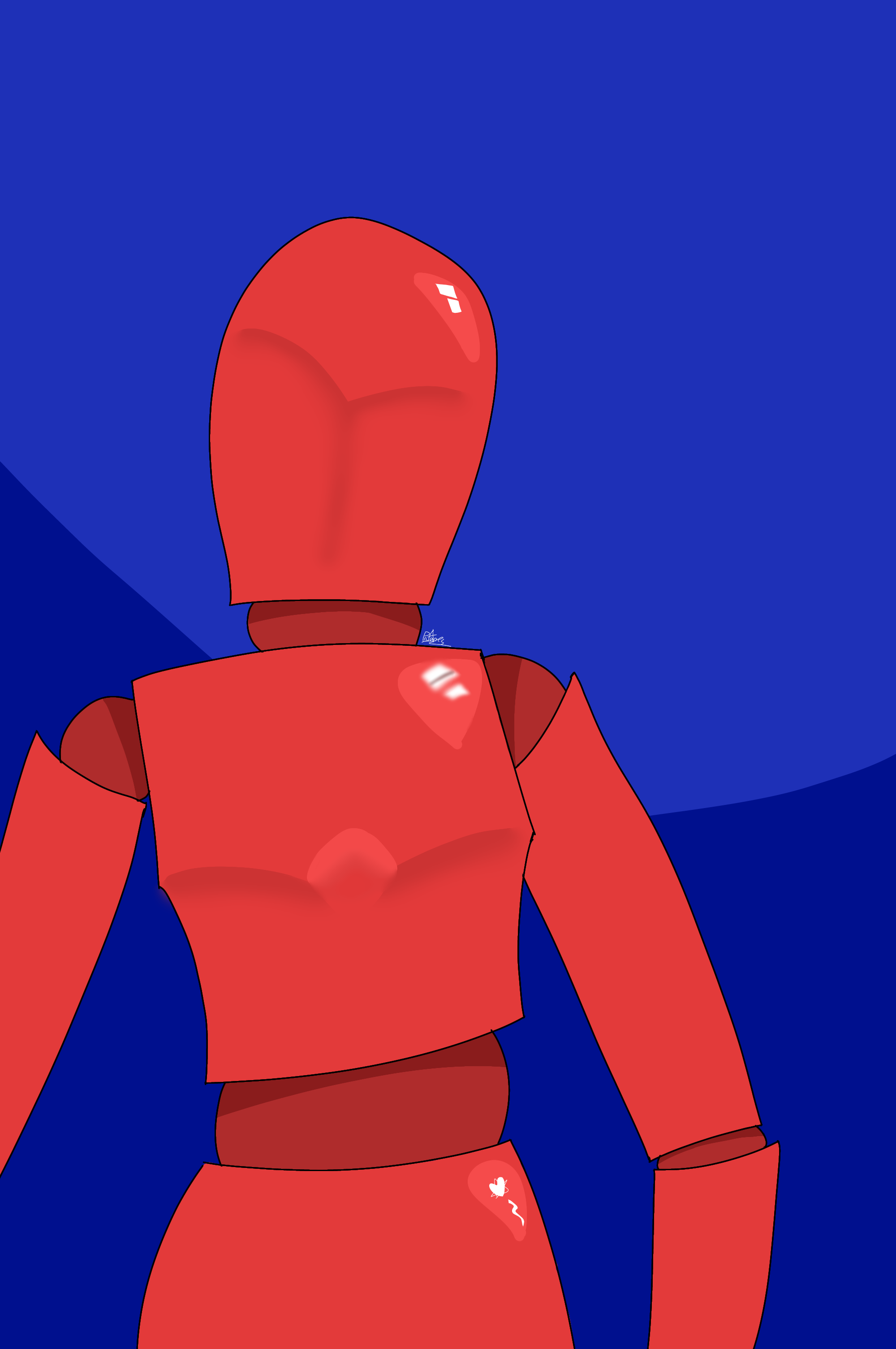 disappearing guy - ibisPaint