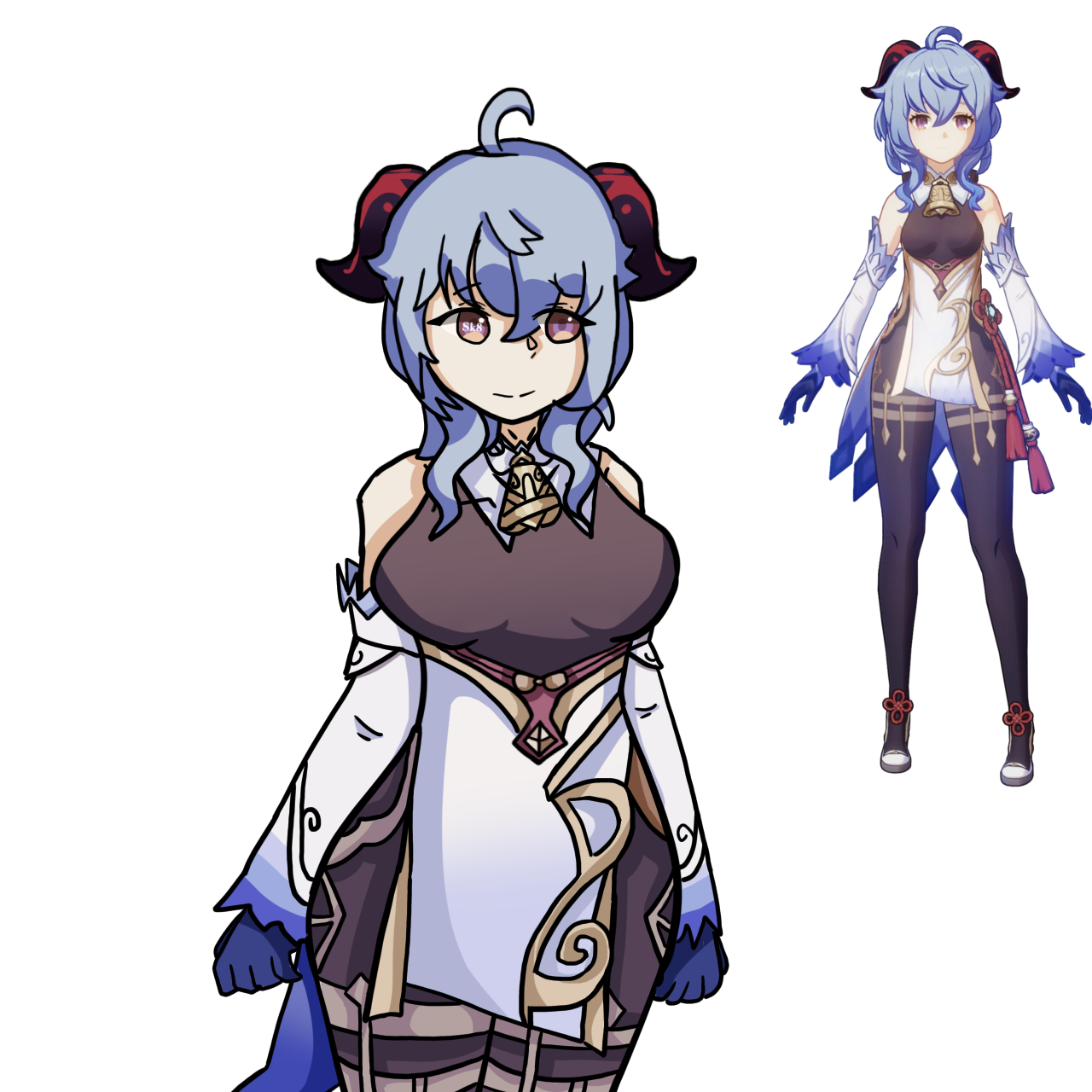 Ganyu brain rot - ibisPaint