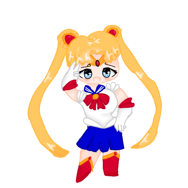 Sailor Moon redraw - ibisPaint