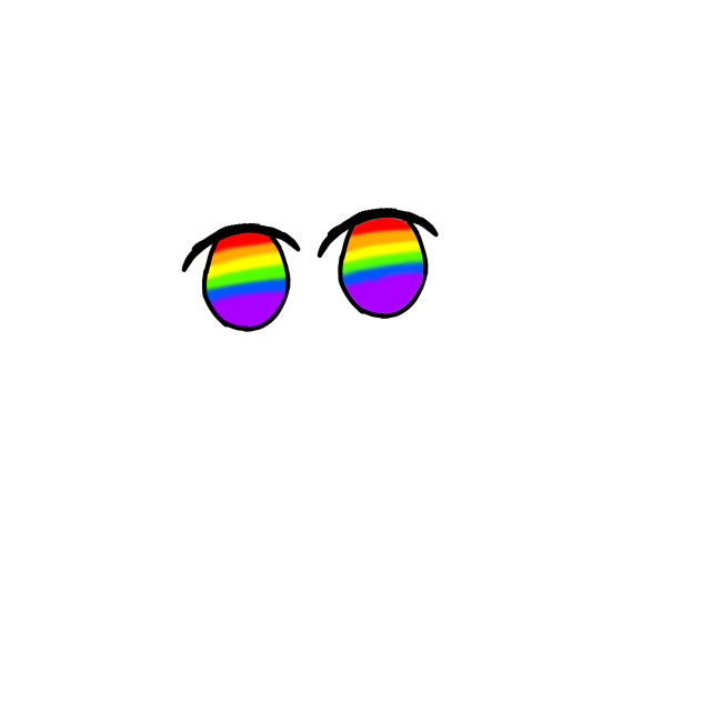Rainbow eyes - ibisPaint
