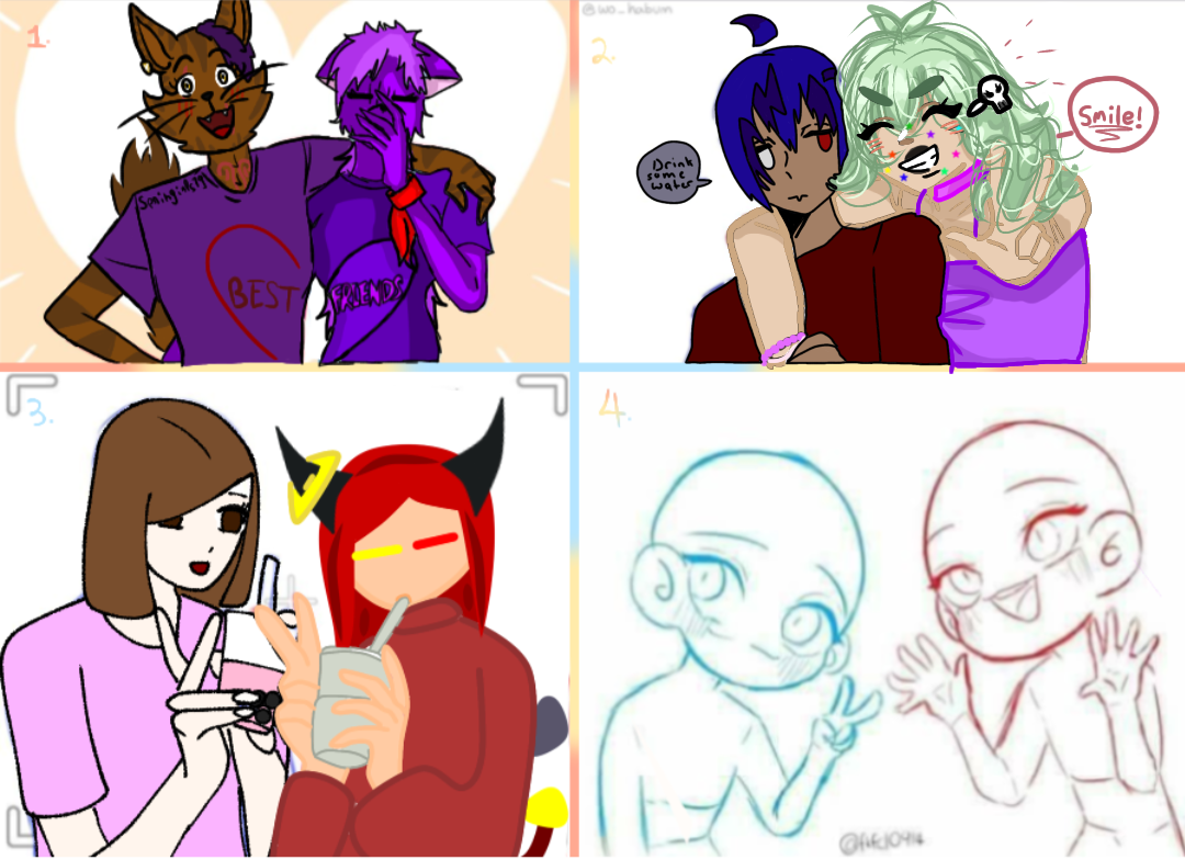 DRINK WATER U DEHYDRATED KIDS - ibisPaint