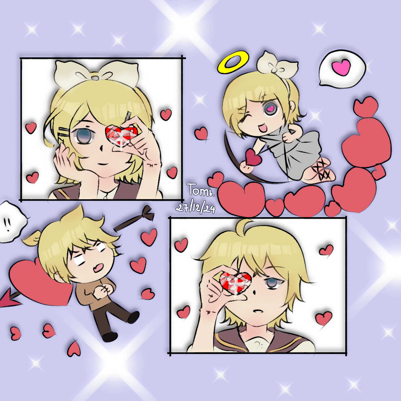 Fanart Rin Len 27122024 - ibisPaint