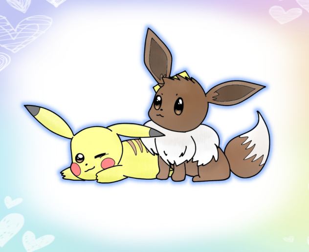 Pikachu and Eevee! - ibisPaint