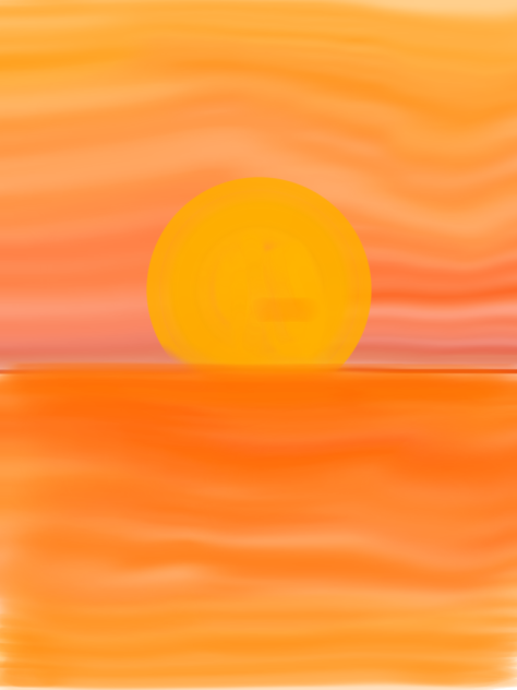 sunset - ibisPaint