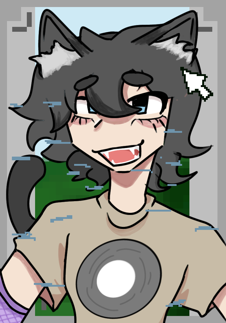 trapped in the compuper!!!! - ibisPaint