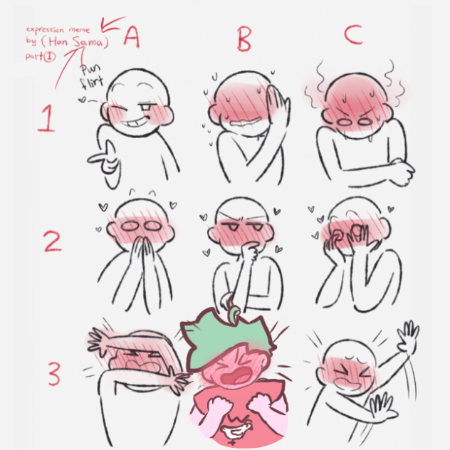 Blushing collab - ibisPaint