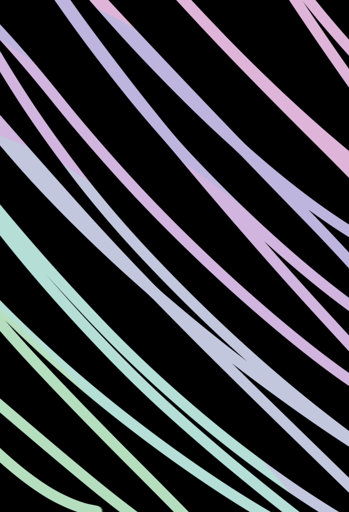 Pastel rainbow zebra stripes - ibisPaint