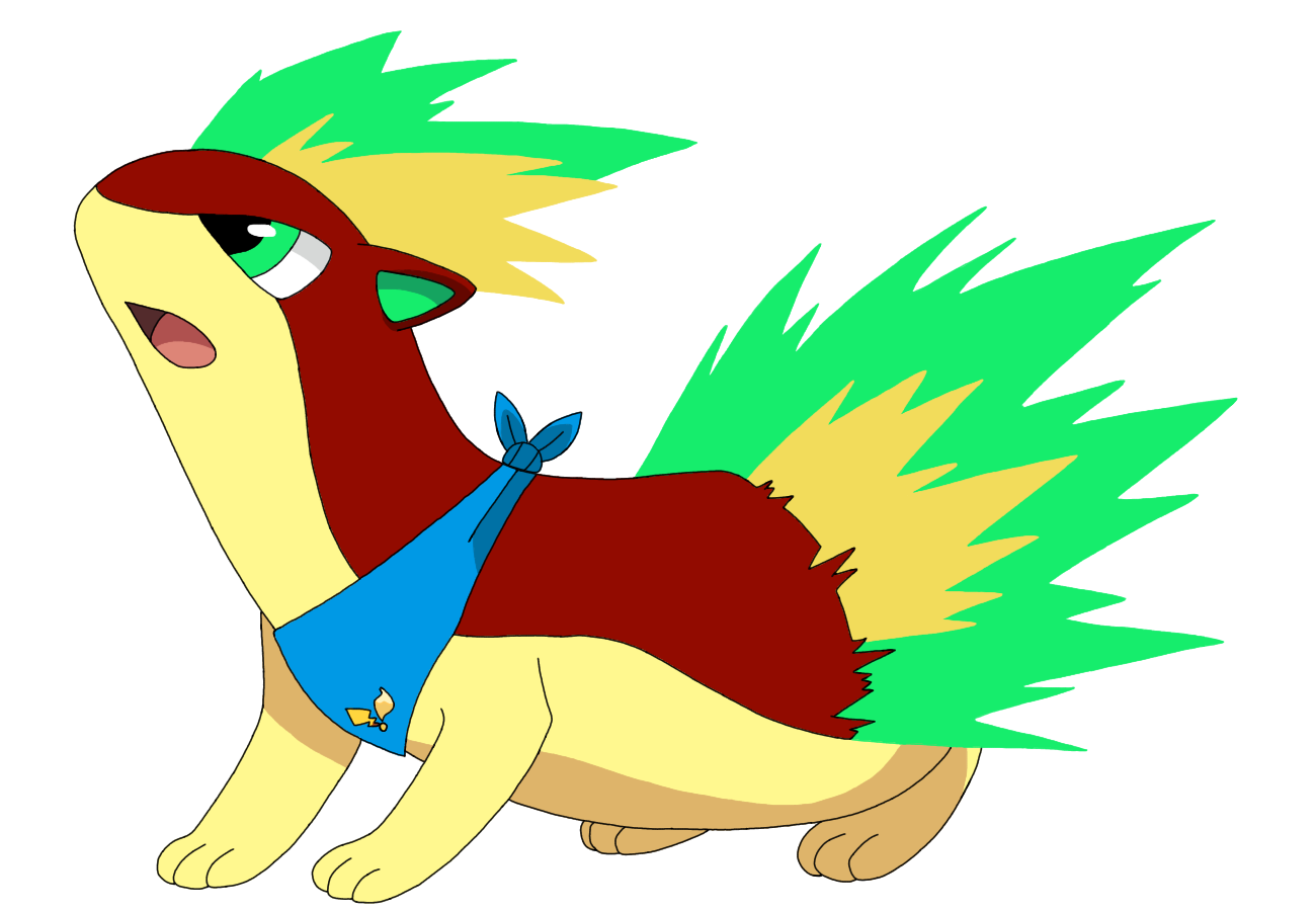 Solanna the shiny Quilava - ibisPaint