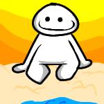 very chill guy on the beach - ibisPaint