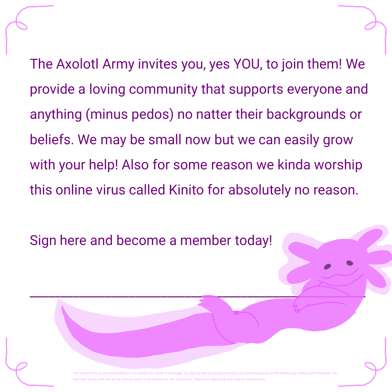 Axolotl Army! - ibisPaint