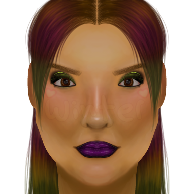 giving her make-up because yes - ibisPaint