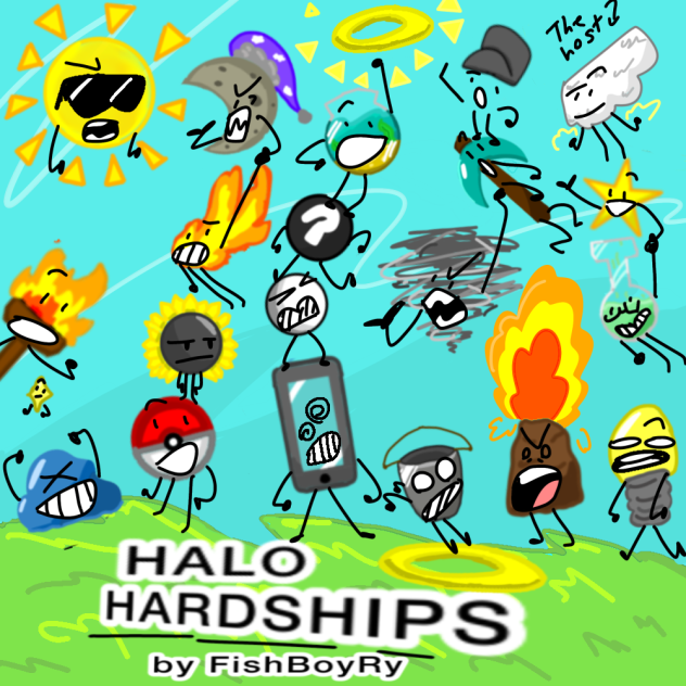 Halo Hardships Cover Art - ibisPaint