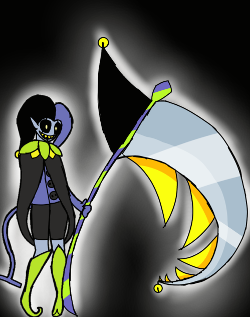 jevil deltarune speed paint 🎨 - ibisPaint