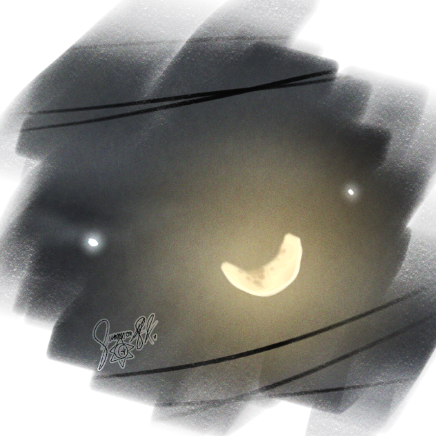 Smiling Moon - ibisPaint