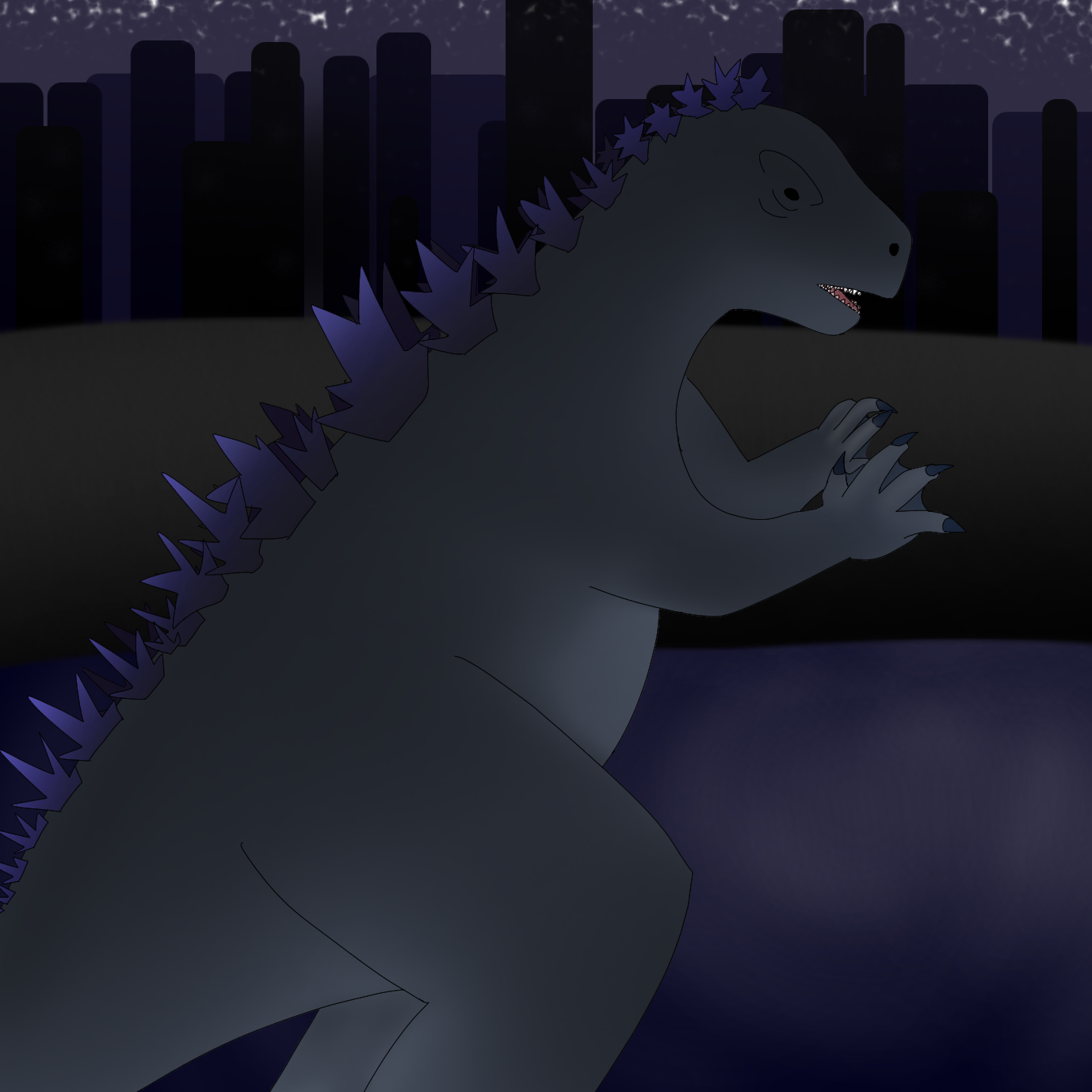 Godzilla 2014 - ibisPaint