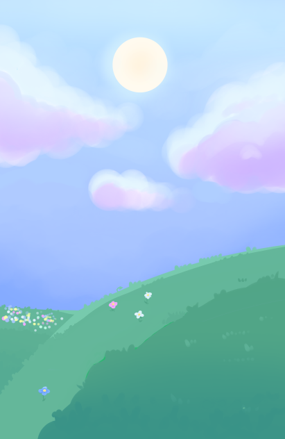 Sunny field - ibisPaint