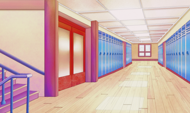 School corridor2 - ibisPaint