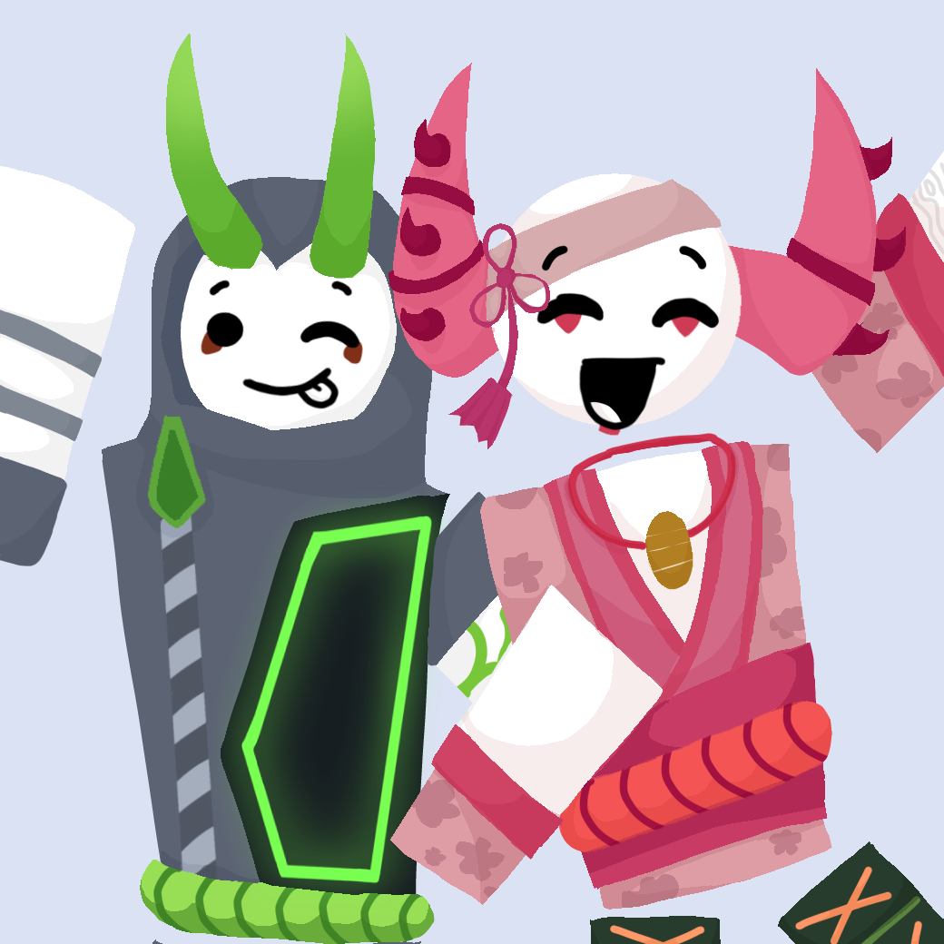 Vine staff and Shuriken - ibisPaint