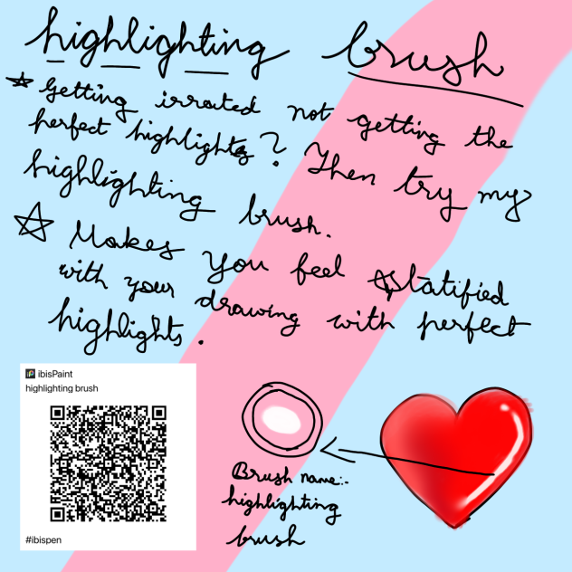 Highlighting brush - ibisPaint