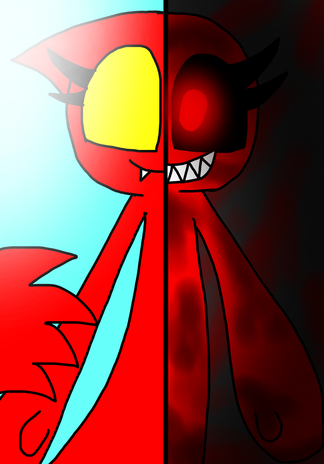 The Two Sides of Grabbing Ghost.exe - ibisPaint