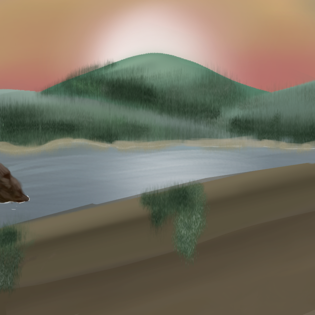 Just a random landscape - ibisPaint