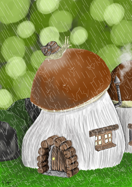 Intempérie à Cèpes House 😅 - ibisPaint