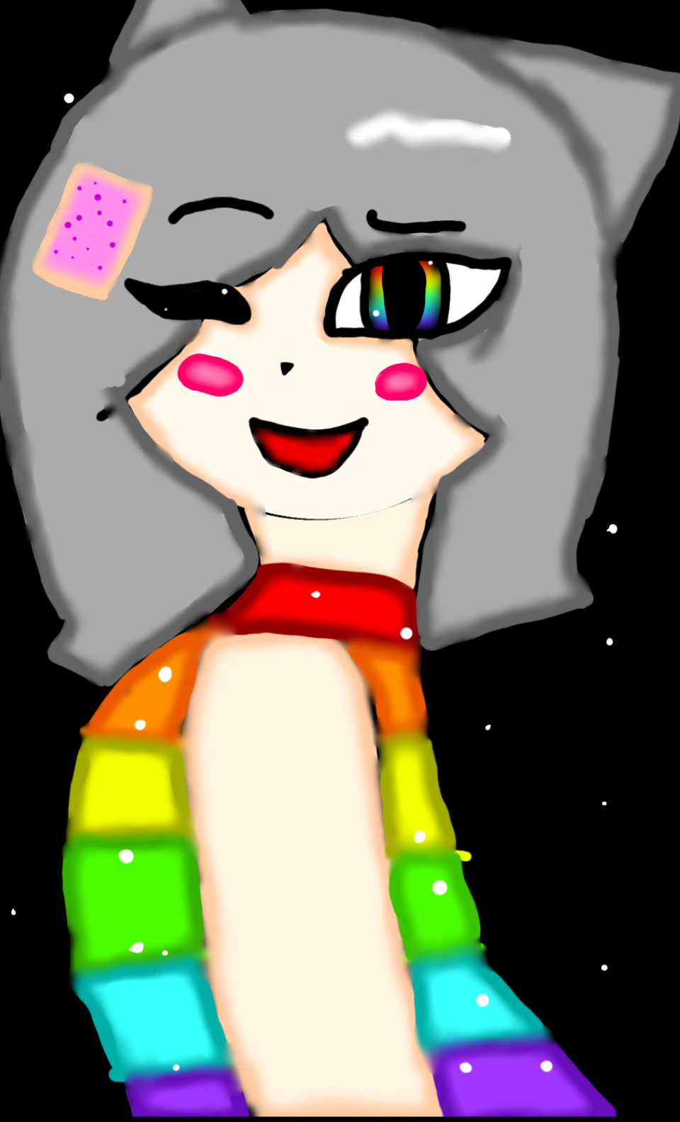 nyan cat uwu - ibisPaint