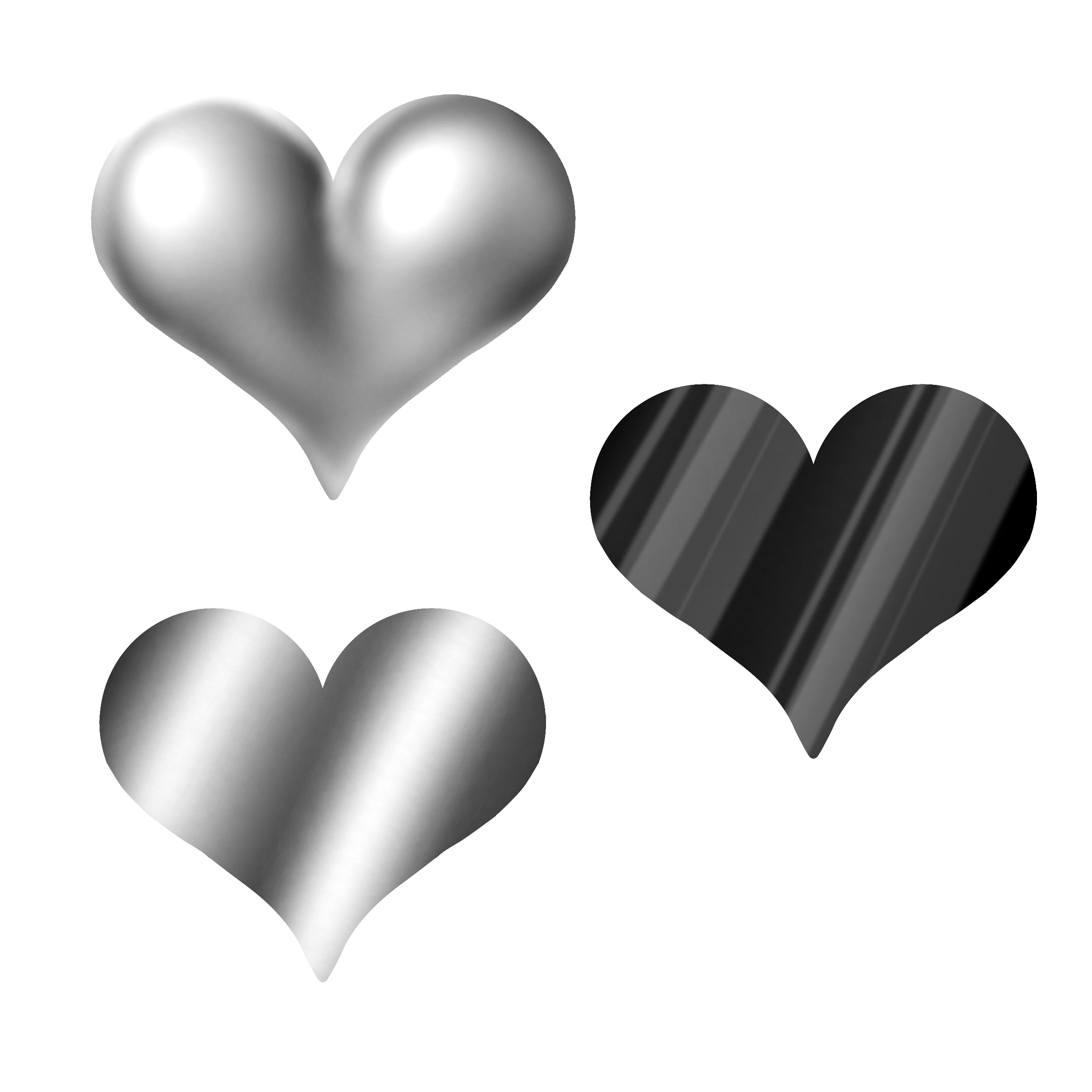 metal hearts - ibisPaint