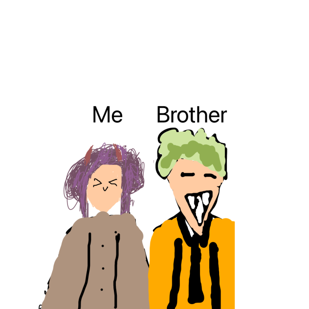 Me 🆚 brother - ibisPaint