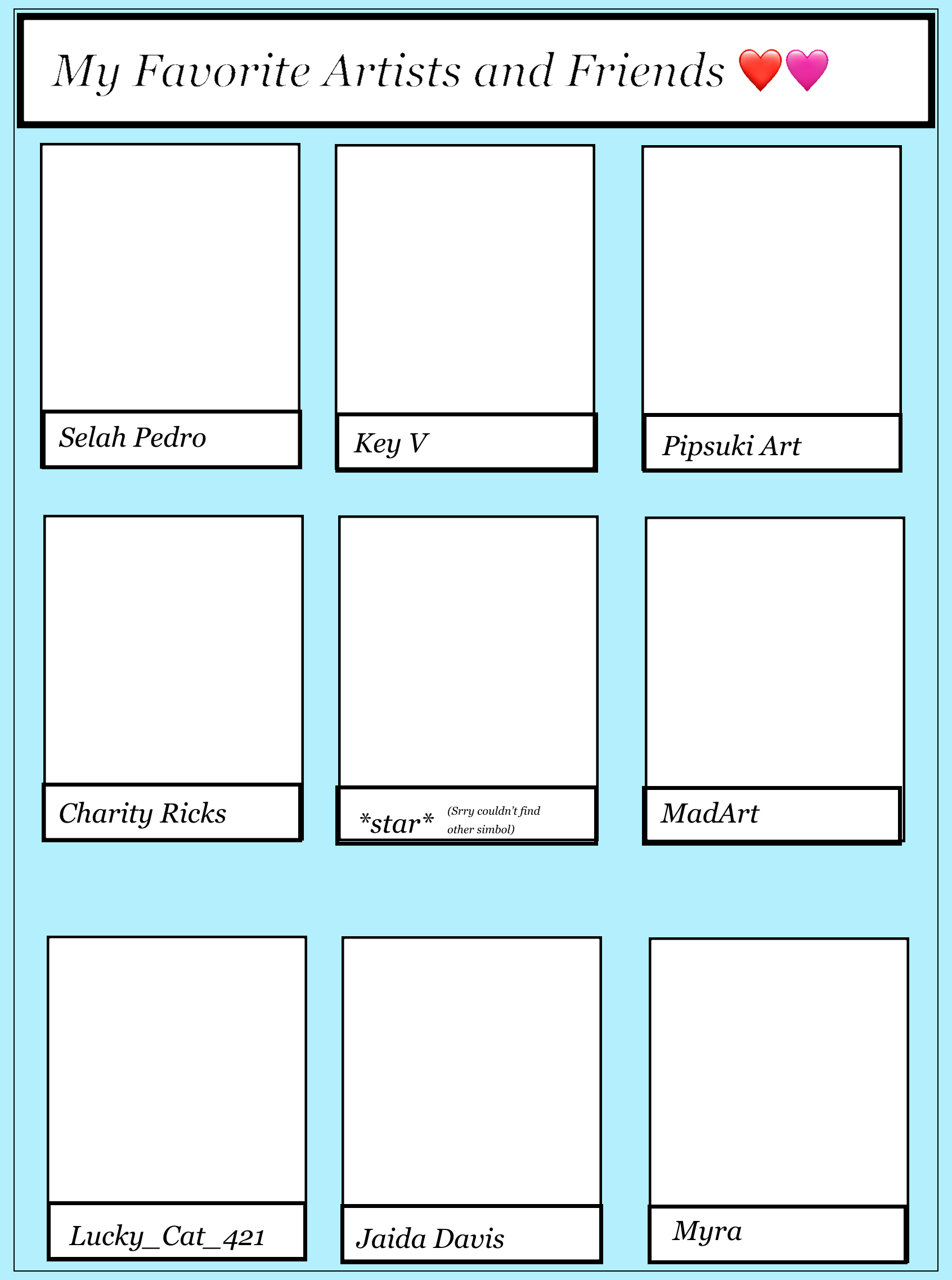 My friends and art buddies - ibisPaint