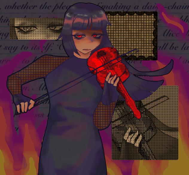 Strings of soul, melody of silent scream - ibisPaint